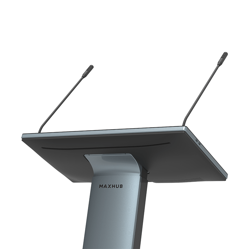 MAXHUB P22MB智能讲台可直连会议平板 带麦克风 /音箱/功放/数字处理器/调音台/电源时序器/话筒支架 - 专业OA办公服务提供商 ...