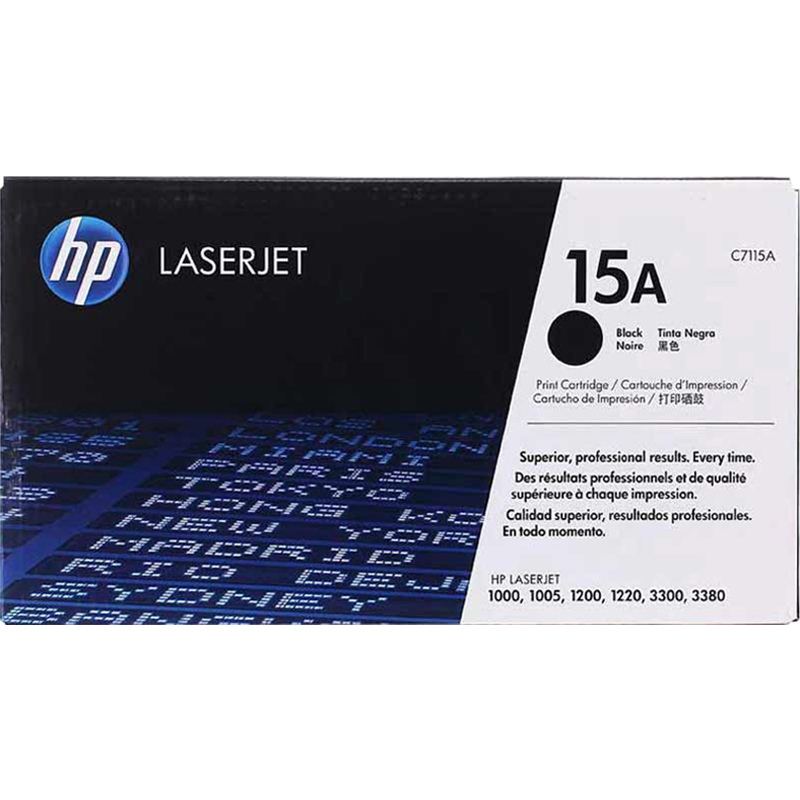 惠普（HP）LaserJet C7115A黑色硒鼓 15A(适用LaserJet 1000 1005 1200系列 3300 3330 ...